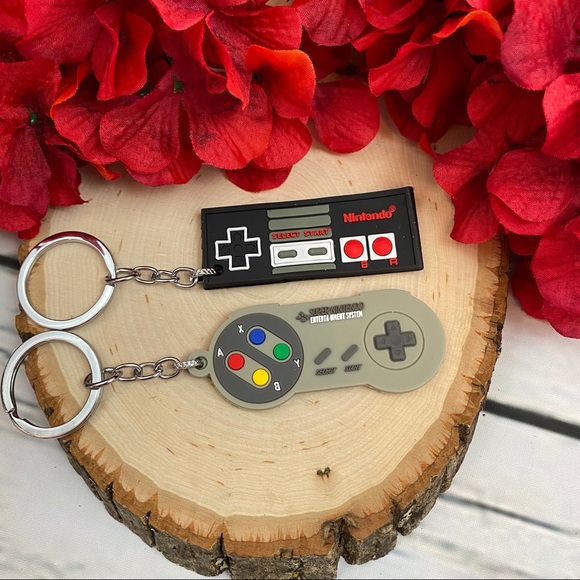 Accessories | Nintendo Super Nintendo Controller Keychain | Poshmark